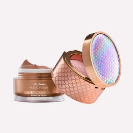 2in1 Glow Make-up Mousse Summer Glow & Glow Blush Soft Petal Mermaid Edition - M. Asam MAGIC FINISH