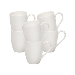 Villeroy & Boch vivo Villeroy & Boch Group Kaffeebecher Basic White 260 ml 6er Set