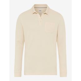 Brax Herren Polo Style PHARELL oat, cremewei&szlig;, Gr. L