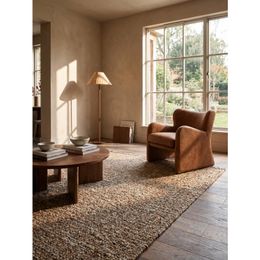 Wollteppich uni Terrakotta 160 x 230 cm - OTLEY KADIMA DESIGN