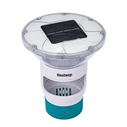Bestway Dosierschwimmer SolarGlow Pool Chlor LED Solar Schwimmer Poolreinigung