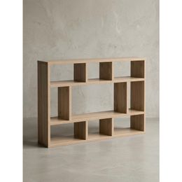KADIMA DESIGN Wandregal Eiche Holz Freischwebend Modern, Sonoma 75x16x51 cm