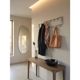 KADIMA DESIGN Wandgarderobe Metall Silber Modern 80x20x4 cm