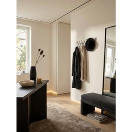 KADIMA DESIGN Wandgarderobe Metall Silber Modern 60x19x10 cm