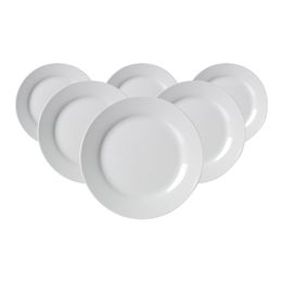 Ritzenhoff & Breker Ritzenhoff & Breker Dessertteller Bianco &oslash; 19 cm 6er Set
