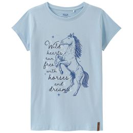 Yigga M&auml;dchen T-Shirt mit Pferde-Motiv