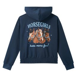 Yigga M&auml;dchen Sweatjacke mit Kapuze