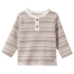 Topomini Newborn Langarmshirt mit Rippstruktur