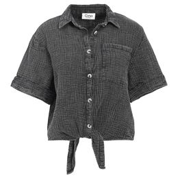 Gina Damen Musselin-Bluse mit Brusttasche