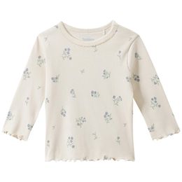 Topomini Newborn Langarmshirt mit Rippstruktur