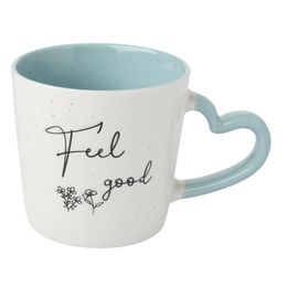 my home Tasse mit Herzhenkel und Schriftzug