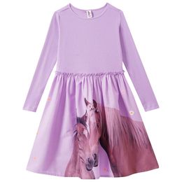Yigga M&auml;dchen Kleid mit Pferde-Motiv