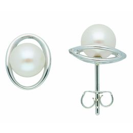 Adelia&acute;s Paar Ohrstecker ADELIA&acute;S "Perlen Ohrstecker Ohrringe 925 Silber", silber, Ohrringe, Damen, Damen, Silber 925 (Sterlingsilber), Silberohrringe Perle