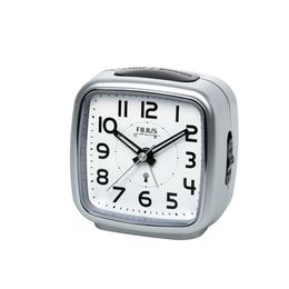 Funkwecker FILIUS zeitdesign, silber (silberfarben), Wecker, Funkwecker, Schlafzimmer, Wecker, Beleuchtung, schleichende Sekunde, Snooze
