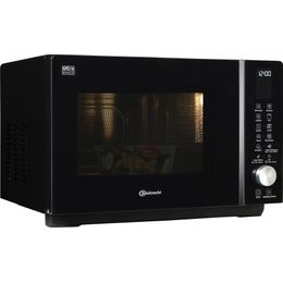 Bauknecht Mikrowelle "MF 255 B", schwarz, B:49cm H:32,5cm T:46,8cm, Mikrowellen, Extra viel Platz, Dampfgarfunktion, Hei&szlig;luft und Grill, Mikrowelle