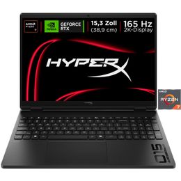 HP Gaming-Notebook "HyperX OMEN 15-gb0071ng", 16 GB RAM 512 GB SSD, Ryzen 7, Windows 11shadow schwarz, Notebooks