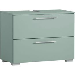 Waschbeckenunterschrank Welltime "Carlos, Waschbeckenunterschrank, Made in Germany, B: 80 cm", pistazie, B:80,2cm H:59,1cm T:35cm, FSC-zertifizierter Holzwerkstoff, Schr&auml;nke, Waschbeckenunterschrank, Solide Verarbeitung - Dieses Produkt ist in Deutschland gefertigt
