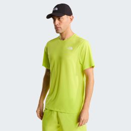 Funktionsshirt The North Face "M 24/7 S/S TEE REG", Jungen, Gr. L, fizz lime, Jersey, Obermaterial: 100% Polyester, normal, Rundhals, Shirts Funktionsshirt, atmungsaktiv, schnell trocknend, mit Logodruck, aus Polyester, Kurzarm
