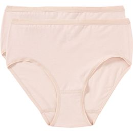 Midislip Speidel "Take-two", Damen, Gr. 44, gelb (honey), Obermaterial: 92% Baumwolle, 8% Elasthan, unifarben, k&ouml;rpernah, Unterhosen, weich, atmungsaktiv, bequem, basic, hoch geschnitten, Baumwollmix