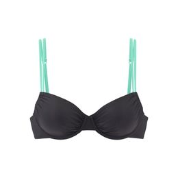 s.Oliver Bikinitop Damen Gr&ouml;&szlig;e 75 hellblau / anthrazit