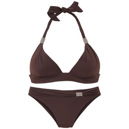 Lascana Bikini Damen Gr&ouml;&szlig;e M dunkelbraun