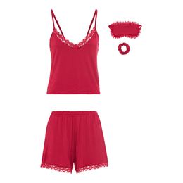 s.Oliver Schlafanzug Damen Gr&ouml;&szlig;e XS/S blutrot Sommerkleid