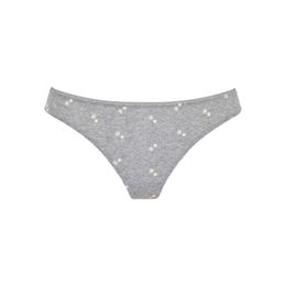 Lscn By Lascana String Damen Gr&ouml;&szlig;e M hellbeige / hellgelb / graumeliert
