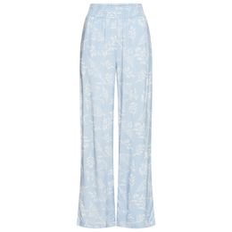 Lascana Pyjamahose Damen Gr&ouml;&szlig;e XXS hellblau / wei&szlig; Sommerkleid