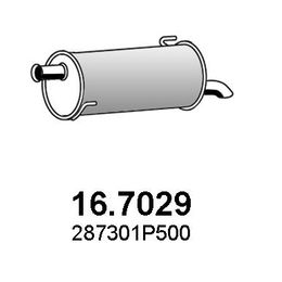 Asso Endschalld&auml;mpfer 167029