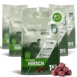 REAVET Hundetrockenfutter Hypoconcept Adult &ndash; Hirsch | 5x1kg