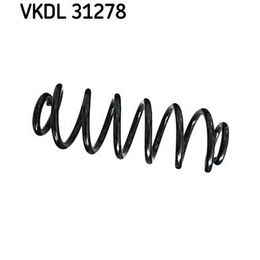 SKF Fahrwerksfeder vkdl31278 Hinterachse f&uuml;r VW