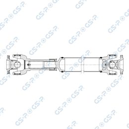 GSP Gelenkwelle, Achsantrieb ps901821 f&uuml;r GREAT WALL