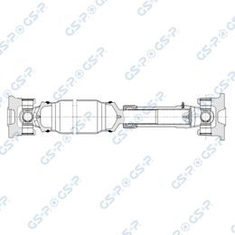 GSP Gelenkwelle, Achsantrieb ps901820 f&uuml;r GREAT WALL