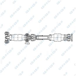 GSP Gelenkwelle, Achsantrieb ps902102 f&uuml;r Opel RENAULT