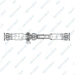 GSP Gelenkwelle, Achsantrieb ps902118 f&uuml;r RENAULT