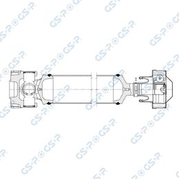 GSP Gelenkwelle, Achsantrieb ps901819 f&uuml;r CHERY