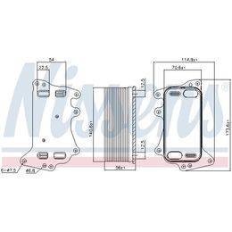 NISSENS &Ouml;lk&uuml;hler, Automatikgetriebe 90908 f&uuml;r ALPINA