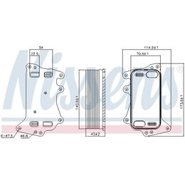 NISSENS &Ouml;lk&uuml;hler, Automatikgetriebe 90903 f&uuml;r BMW MINI