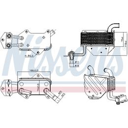 NISSENS &Ouml;lk&uuml;hler, Automatikgetriebe 91576 f&uuml;r Ford