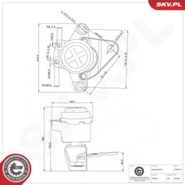 ESEN SKV Lagerung, Motor 75skv331 vorne f&uuml;r Ford