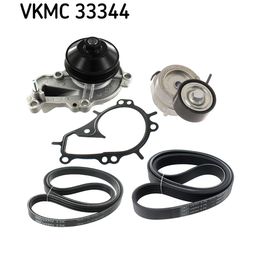 SKF Wasserpumpe + Keilrippenriemensatz vkmc33344 f&uuml;r Opel Vaughall JEEP Citro&euml;n (DF-PSA) Peugeot VW DS Fiat TOYOTA LEXUS