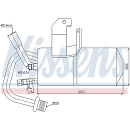 NISSENS Trockner, Klimaanlage 95317 f&uuml;r MAZDA