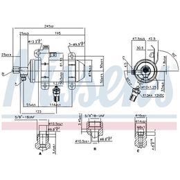 NISSENS Trockner, Klimaanlage 95509 f&uuml;r RENAULT TRUCKS