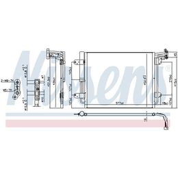 NISSENS Kondensator, Klimaanlage 940802 f&uuml;r VW