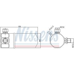 NISSENS Trockner, Klimaanlage 95137 f&uuml;r Volvo