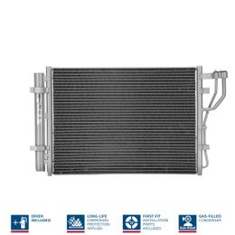 NISSENS Kondensator, Klimaanlage 940251 f&uuml;r KIA