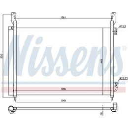 NISSENS Kondensator, Klimaanlage 940316 f&uuml;r RENAULT