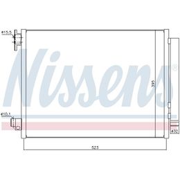 NISSENS Kondensator, Klimaanlage 940321 f&uuml;r SMART RENAULT DACIA