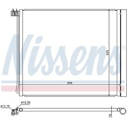 NISSENS Kondensator, Klimaanlage 940339 f&uuml;r BMW