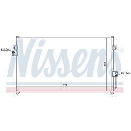 NISSENS Kondensator, Klimaanlage 94634 f&uuml;r HYUNDAI